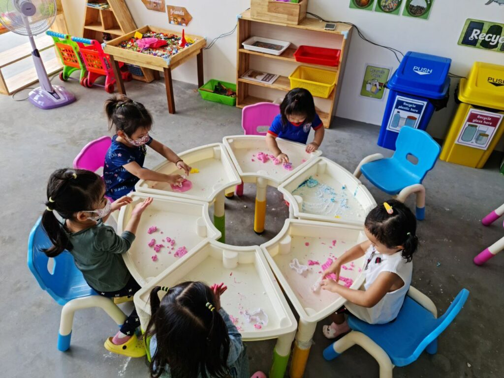 Early Years students loved making and playing with playdough ...