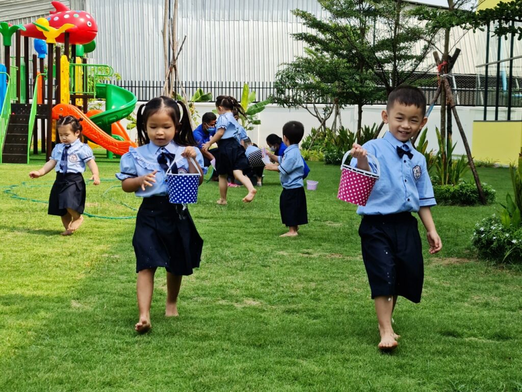 We encourage physical activity during playtime as it helps with the ...